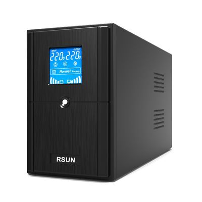 UPS Line Interactive 1.5kva LCD UPS 900W 950W UPS Tegangan Baterai 24V ...